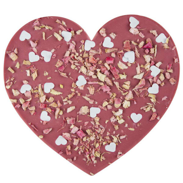 Ruby chocolade hart